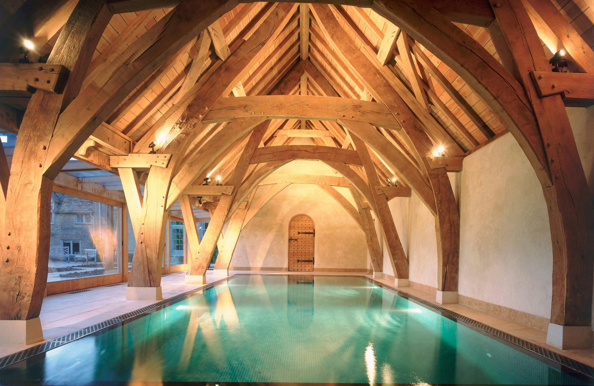 Oak Framed Swimming Pool Structures – Carpenter Oak