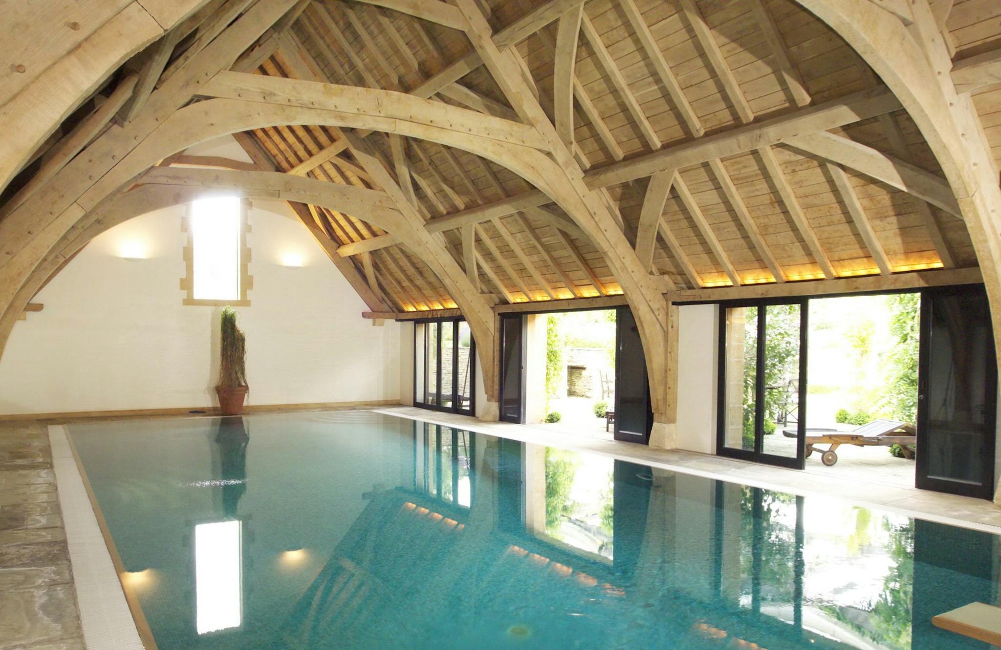 Oak Framed Swimming Pool Structures – Carpenter Oak