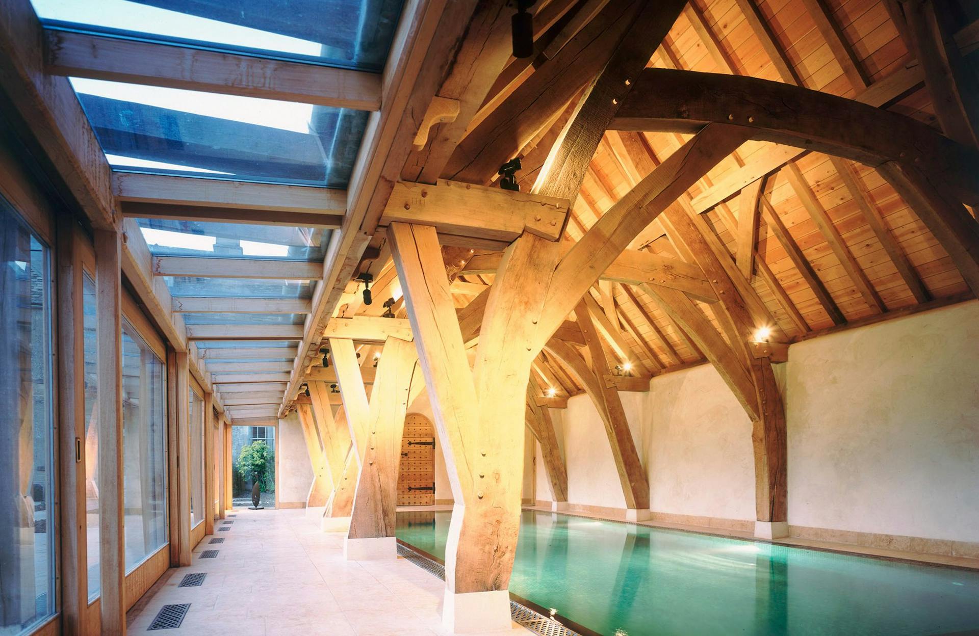 Oak Framed Swimming Pool Structures – Carpenter Oak