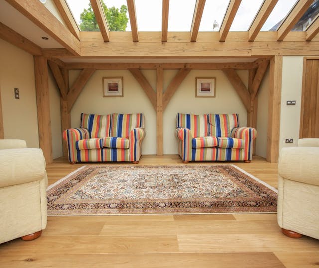 Oak Framed Extension to Traditional Stone Cottage – Carpenter Oak