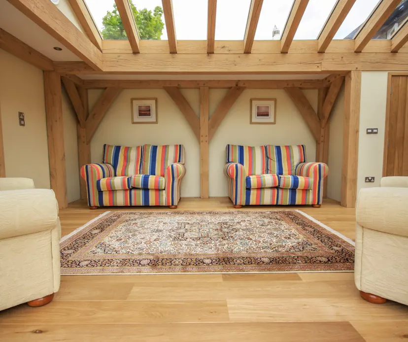 Oak Framed Extension to Traditional Stone Cottage – Carpenter Oak