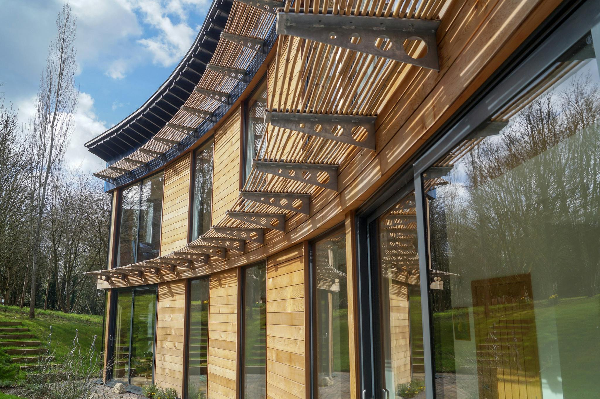 Curved Oak Framed House in Worcestershire – Carpenter Oak