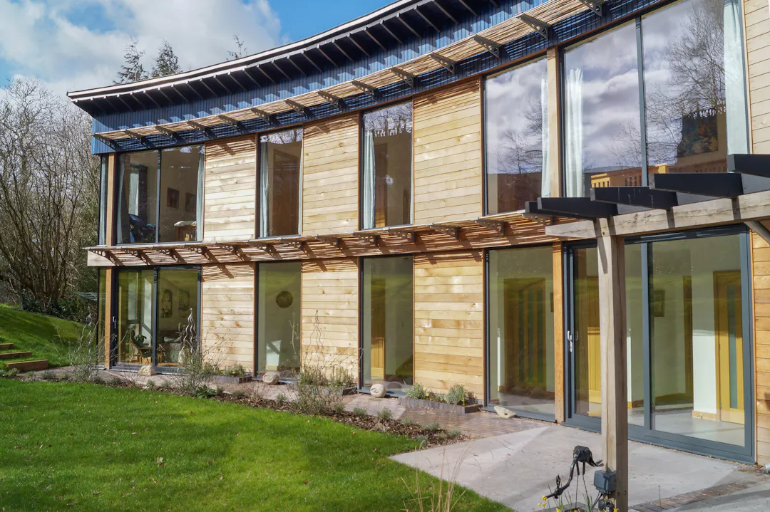 Curved Oak Framed House in Worcestershire – Carpenter Oak