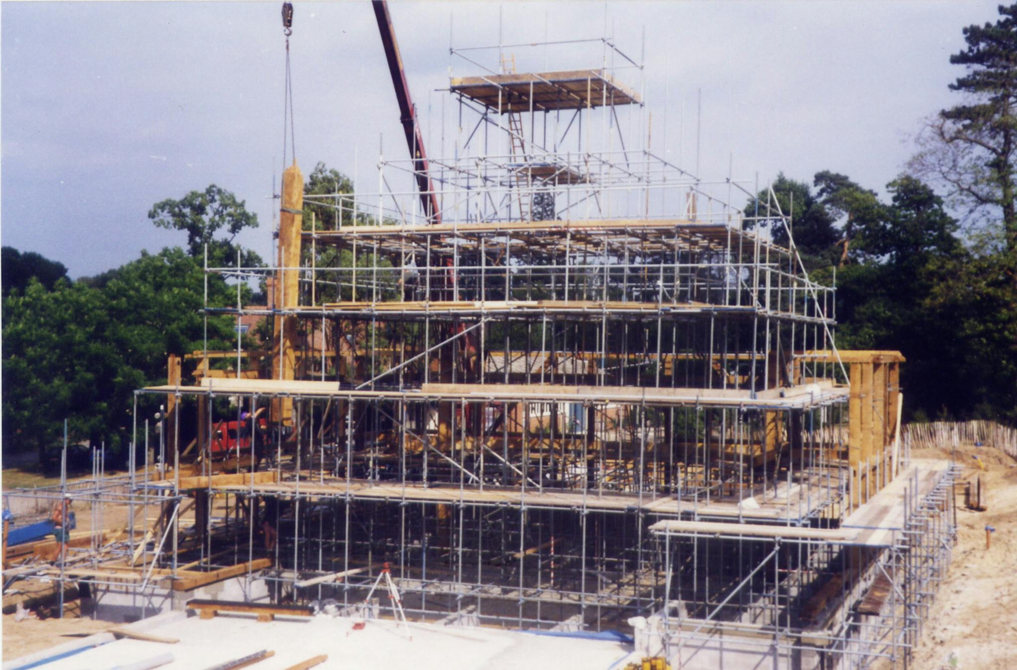 Timber Frame - The New Bedales School Theatre – Carpenter Oak