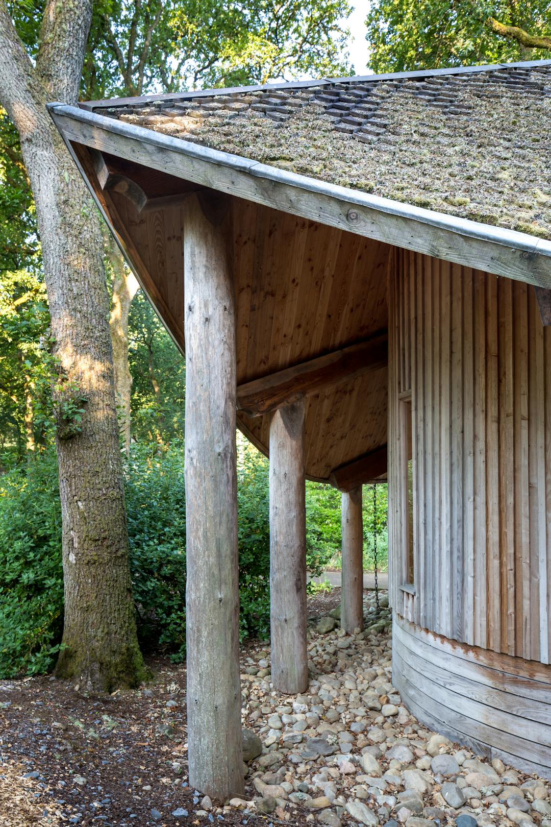 Douglas Fir Timber Frame for David Douglas Tribute – Carpenter Oak