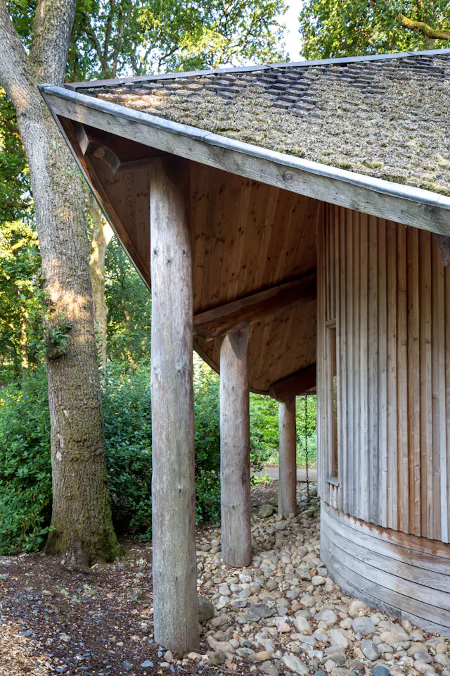 Douglas Fir Timber Frame for David Douglas Tribute – Carpenter Oak