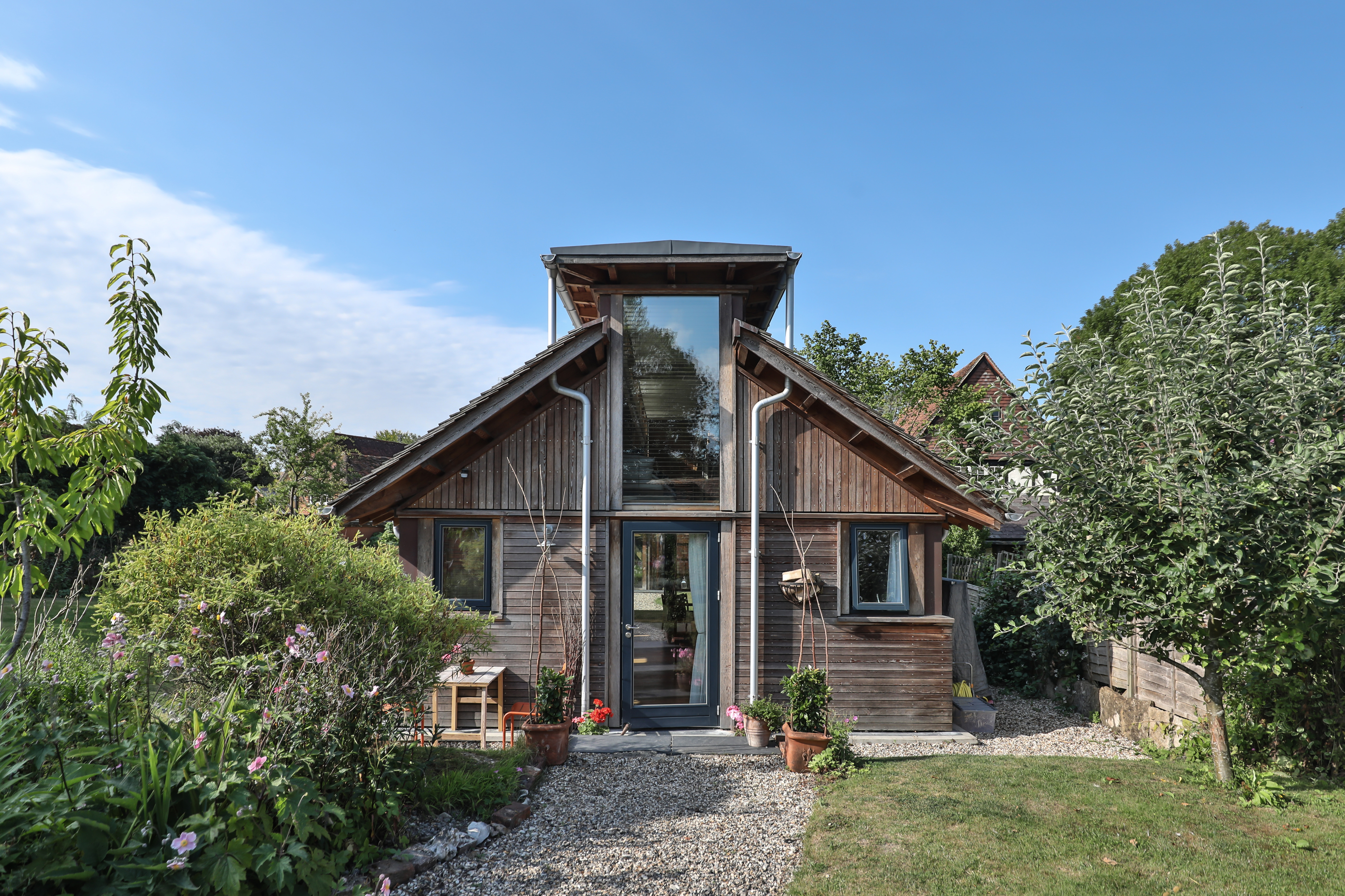 Douglas Fir Timber Frame Extension – Carpenter Oak