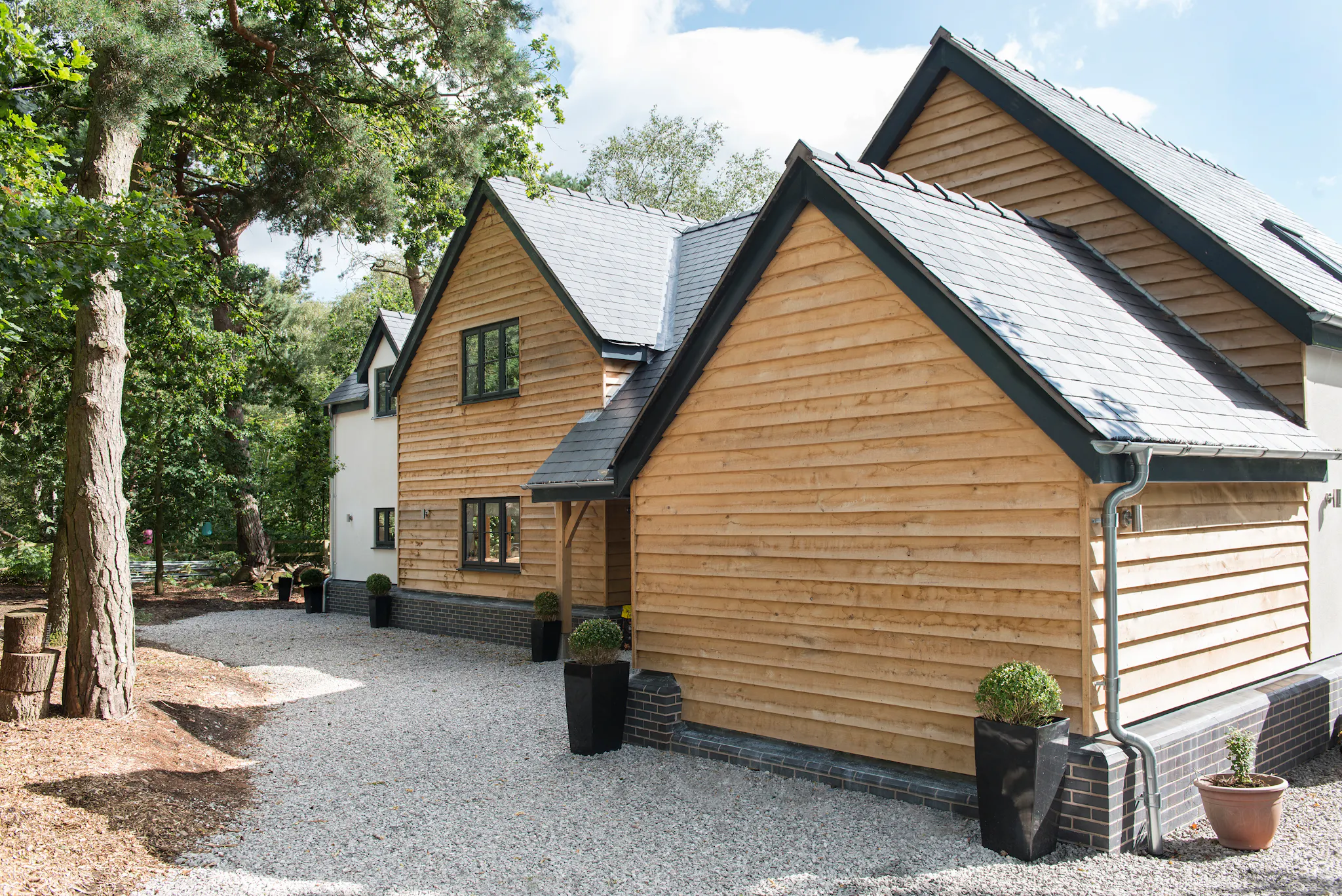 Oak Frame House Higham Findlow - Self Build Award Winner – Carpenter Oak