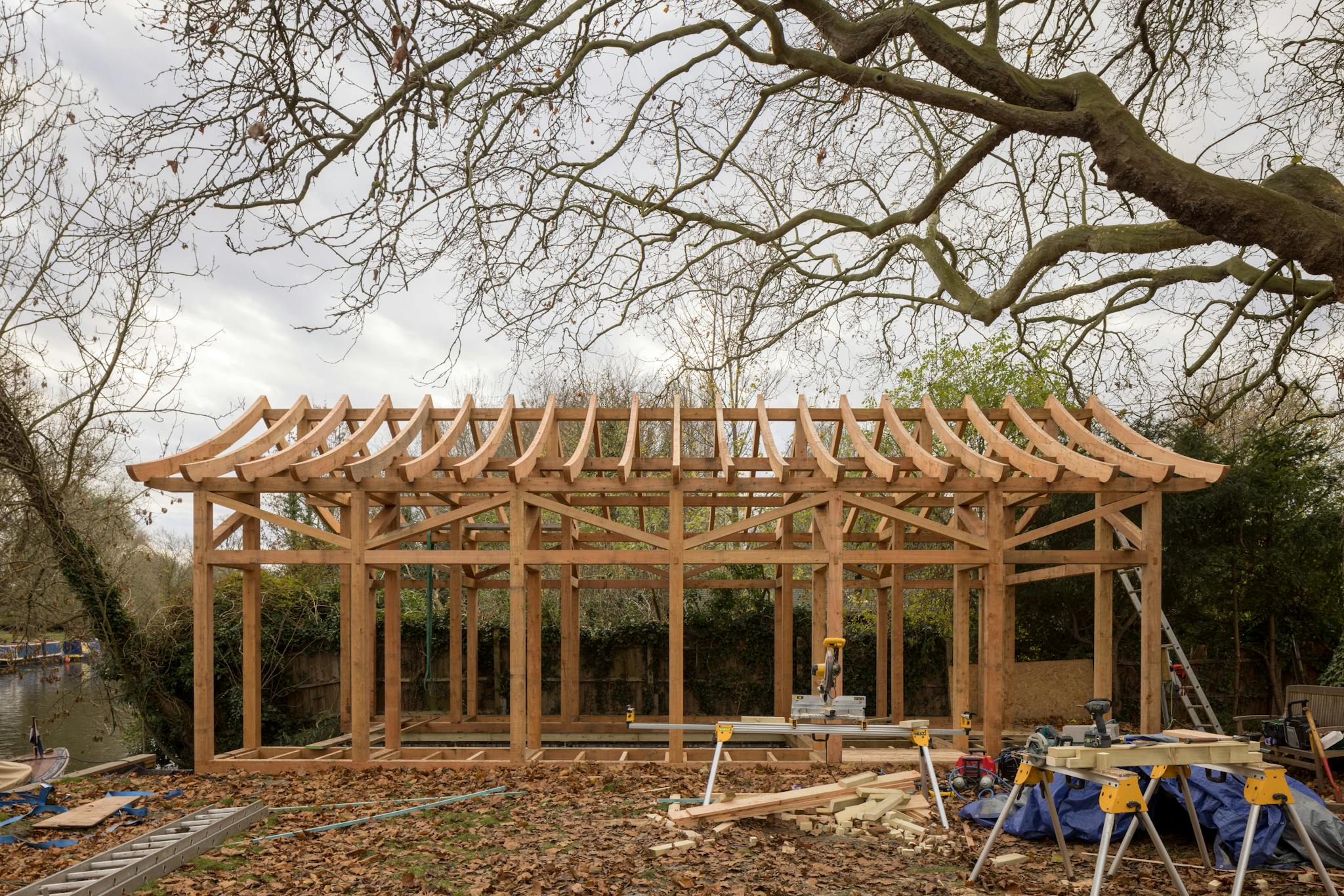 The Japanese Boathouse – Carpenter Oak