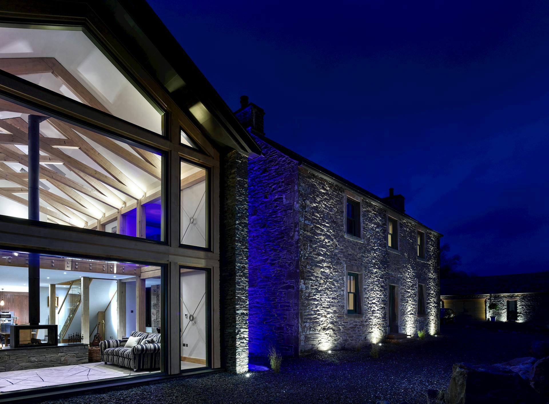 Contemporary Timber Frame Extension - Award Winning – Carpenter Oak