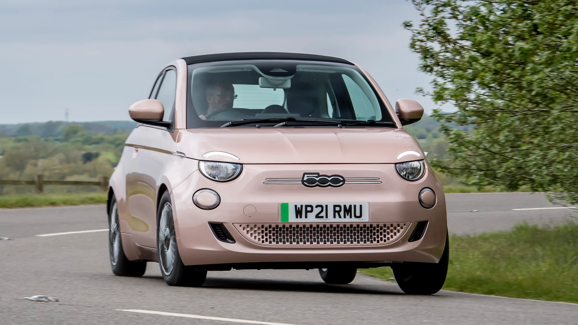 Electric Fiat Convertible