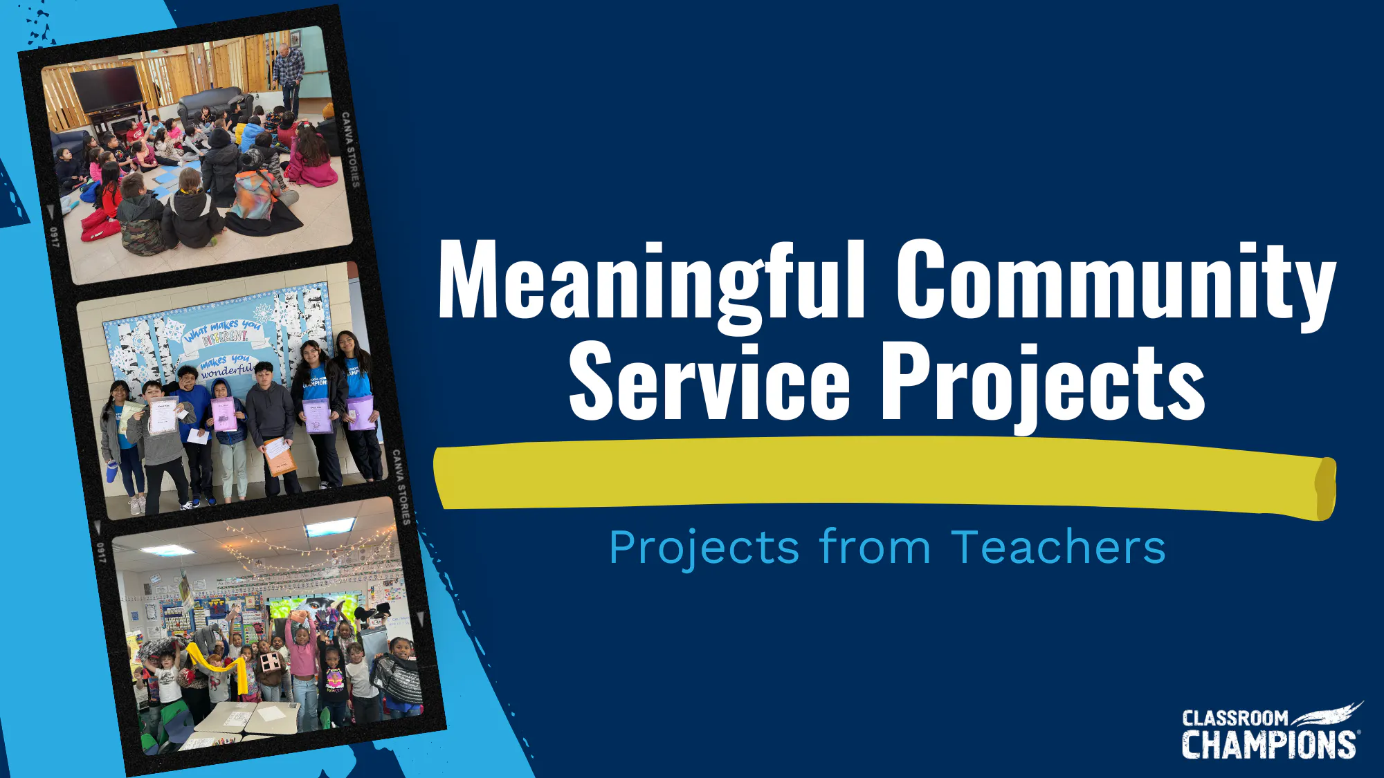 Meaningful Service Learning Projects for Kids — Projects from Teachers ...