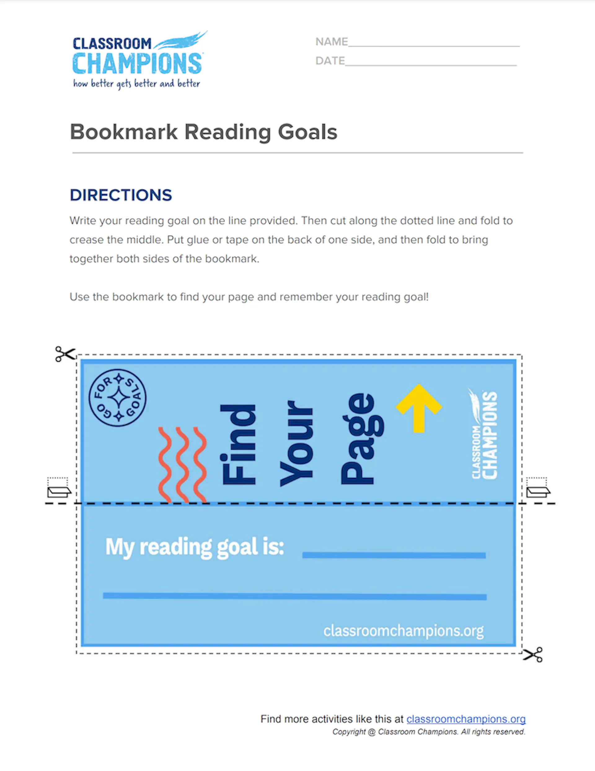 Printable Resources | Classroom Champions