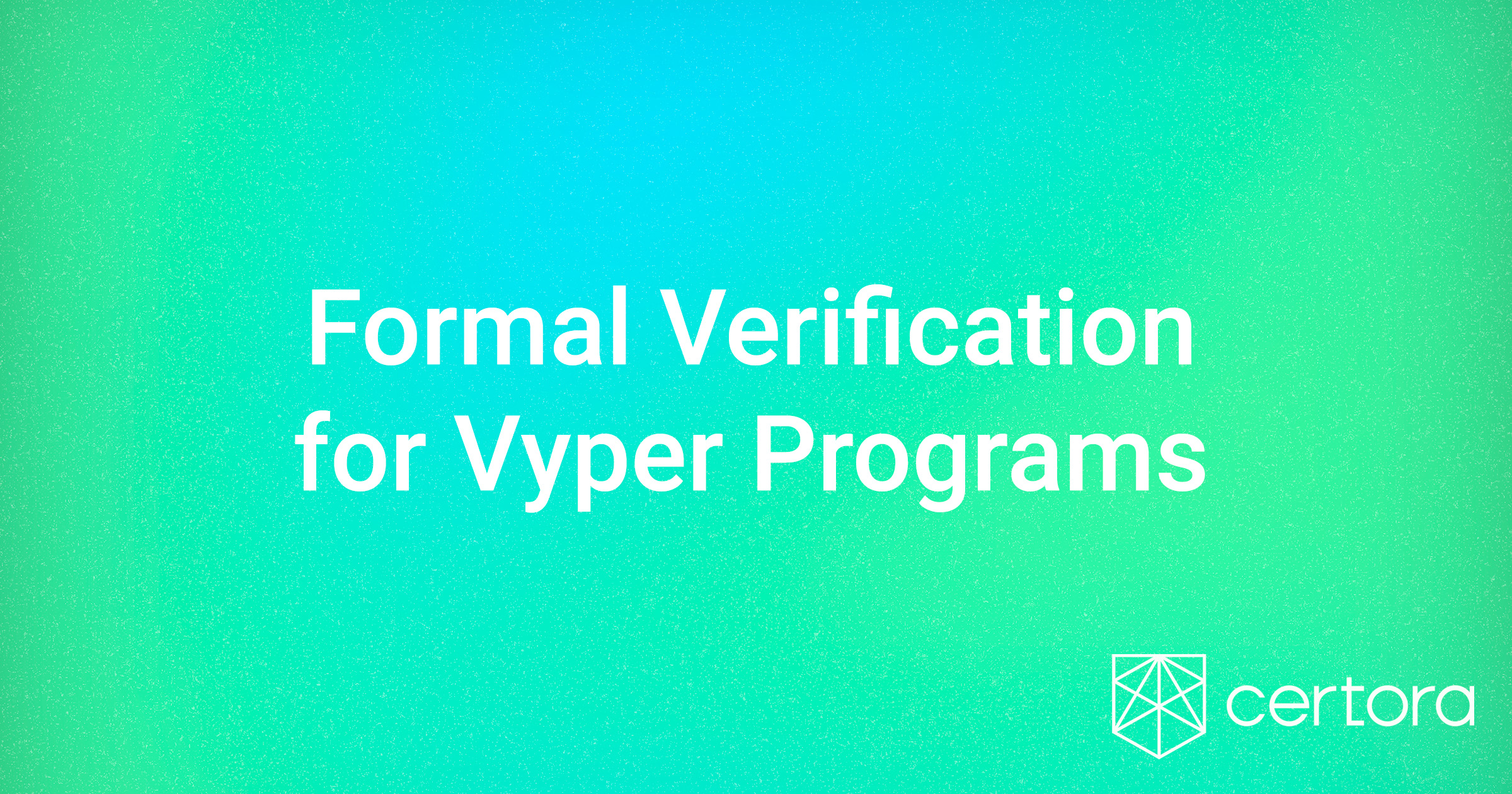 Decompiling Vyper Programs for Formal Verification