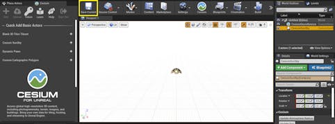 Cesium for Unreal Quickstart – Cesium