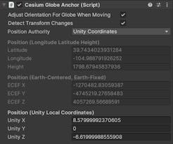 Cesium for Unity Georeferenced Sub-scenes – Cesium