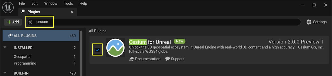 Cesium for Unreal Quickstart – Cesium