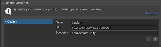 Cesium For Unity Quickstart Cesium