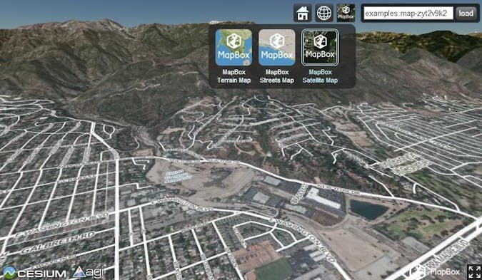 MapBox Tiles in Cesium – Cesium