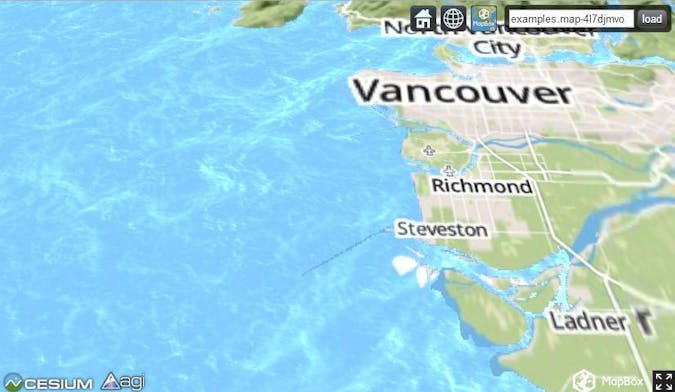 MapBox Tiles in Cesium – Cesium