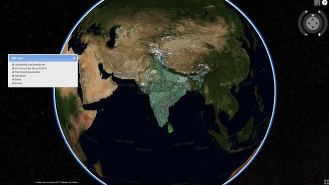 Bhuvan: The Geo-Portal for the Indian Space Research Organization – Cesium