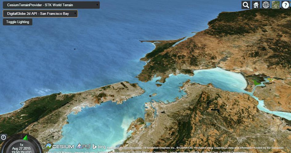 DigitalGlobe's New Cesium-Compatible Maps API – Cesium