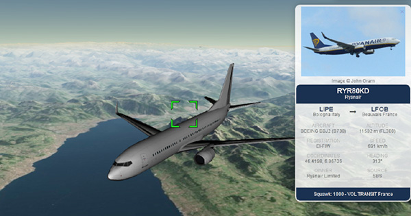 Free and Open-Source Live Flight Tracking with FlightAirMap – Cesium