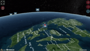 Adding Snow to NORAD's Santa Tracker – Cesium