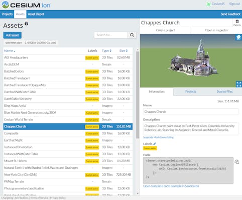 Cesium ion Cloud Architecture – Cesium