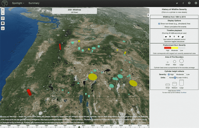 Cesium Time Animation using CZML – Cesium