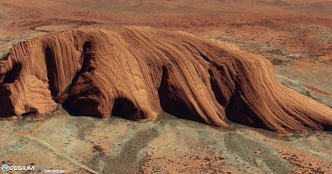Cesium World Terrain and Australia's Rock Formations – Cesium