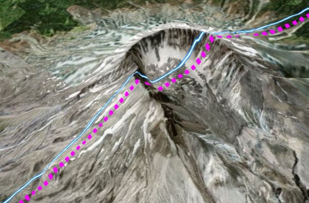 Polylines On Terrain Cesium