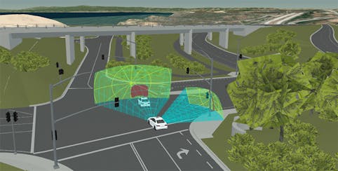 Simulate Intersections for Autonomous Driving with RoadRunner and Cesium – Cesium