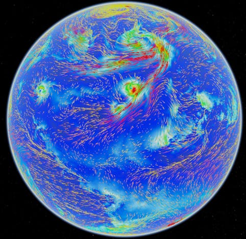 GPU Powered Wind Visualization With Cesium – Cesium