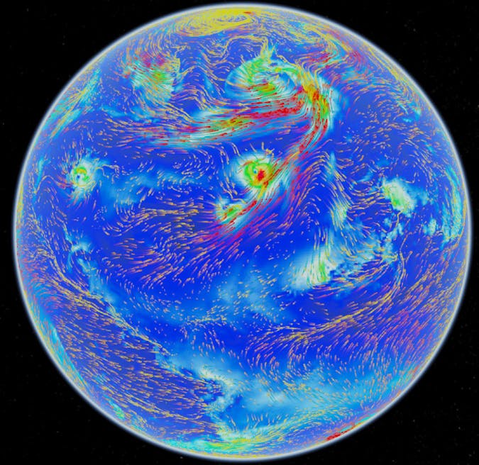 GPU Powered Wind Visualization With Cesium – Cesium