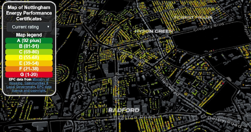 An Interactive City Model Visualizing Energy Performance Data for ...