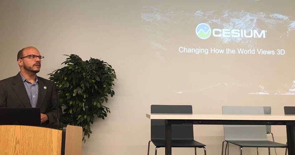 Speaker Series: Matt Amato Joins Temple University GIS Day – Cesium