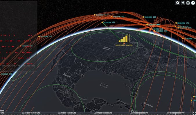How Close do Iridium Satellites Need to Be to Get 5 Bars? – Cesium