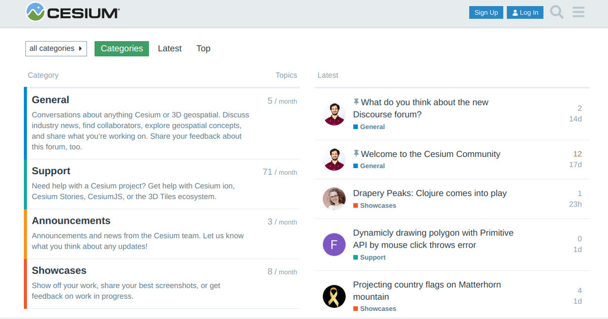 Introducing the New Cesium Community Forum – Cesium