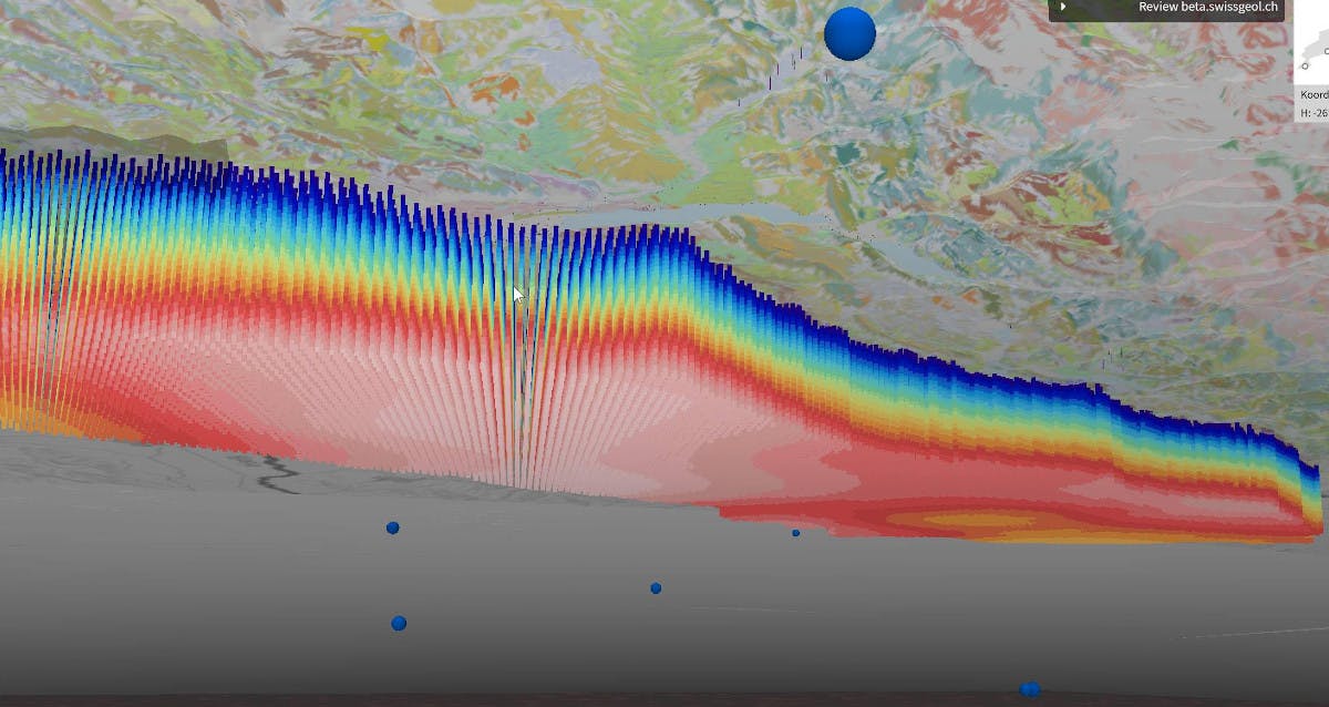 Visualizing Switzerland's Geological Resources with Cesium's Subsurface Rendering – Cesium