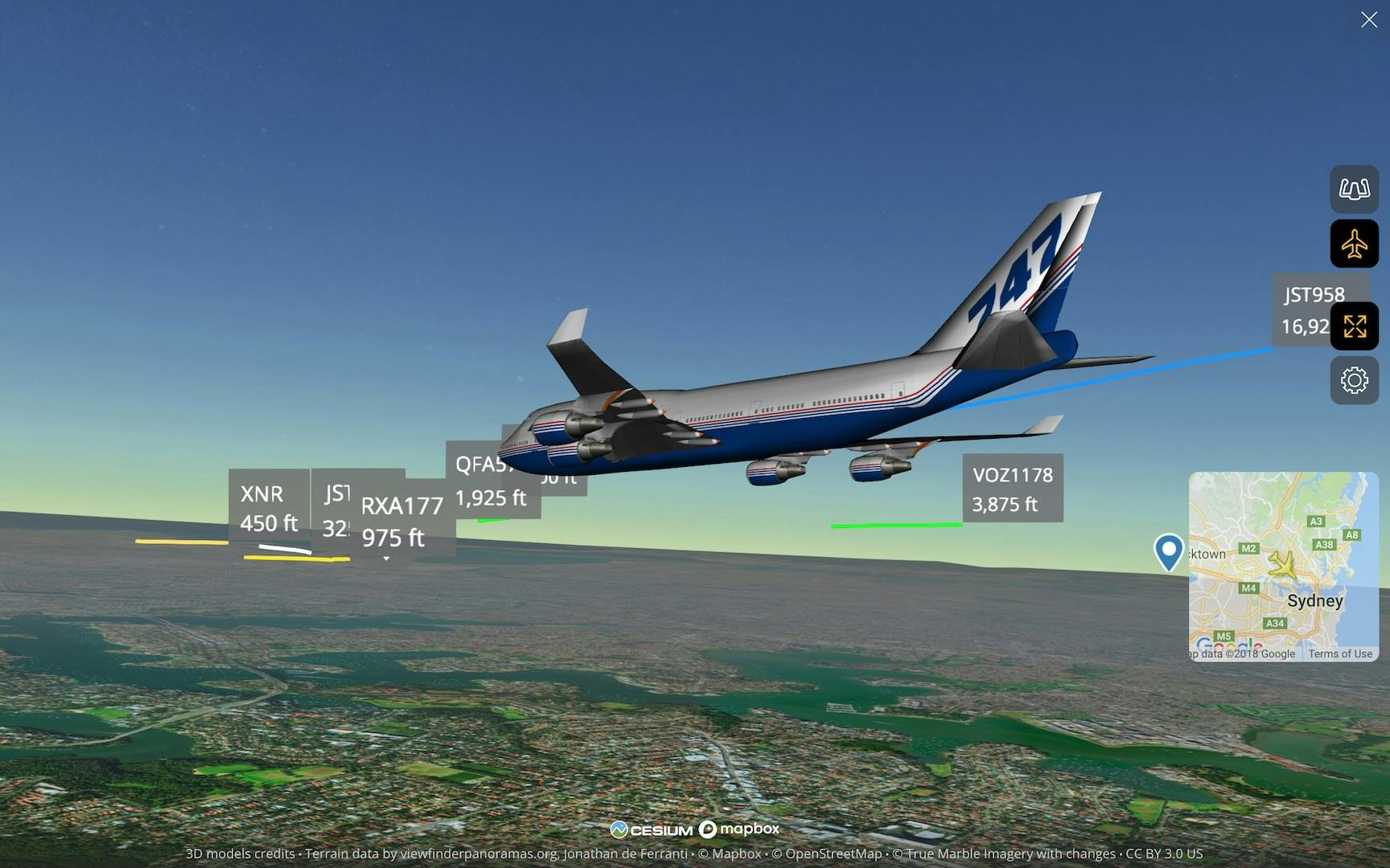 Track the World's Commercial Air Traffic with Flightradar24's CesiumJS ...
