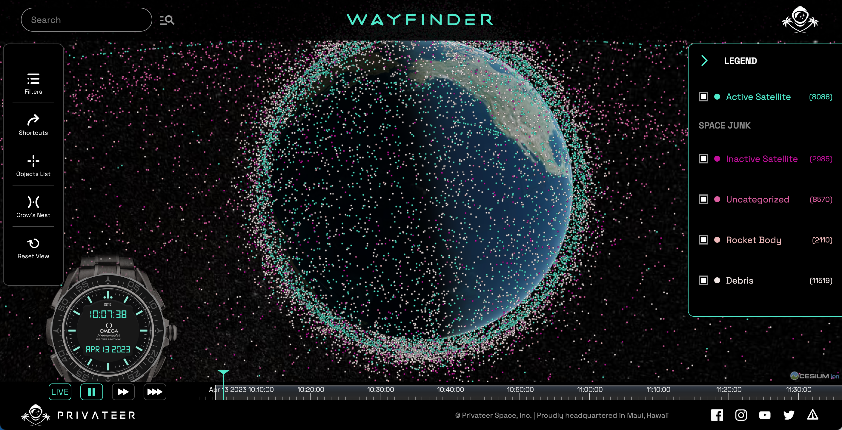 Cognitive Space Enables Satellite Mission Management with CesiumJS – Cesium