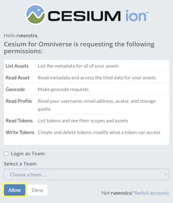 Cesium for Omniverse Quickstart – Cesium