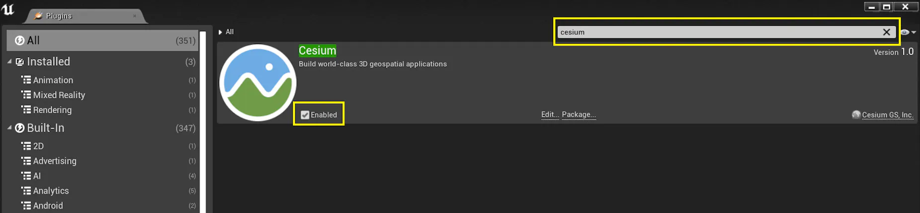 Cesium for Unreal Quickstart – Cesium