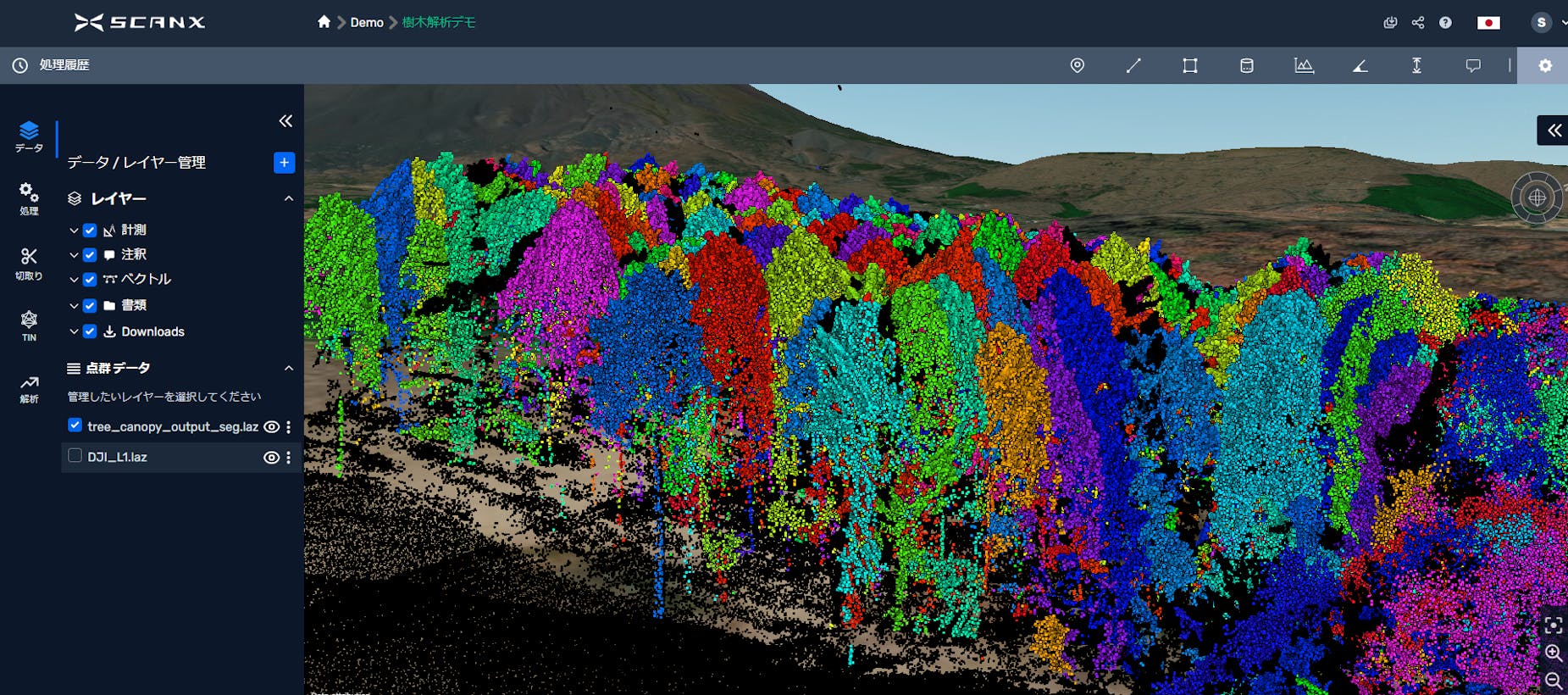 ScanX Analyzes Point Clouds in the Cloud with Cesium – Cesium