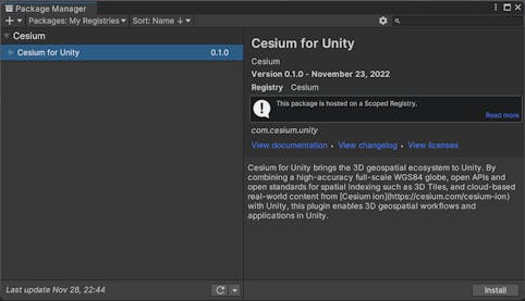 Cesium for Unity Quickstart – Cesium