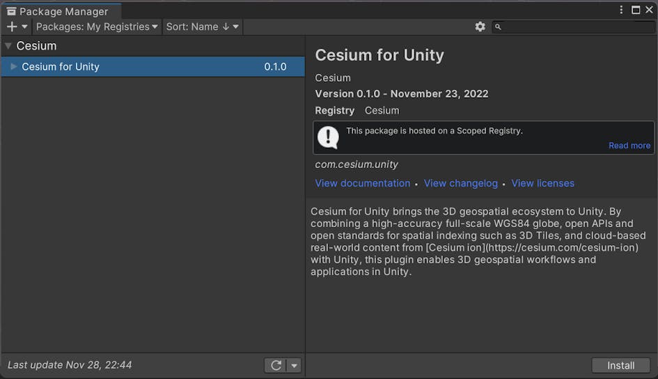 Cesium For Unity Quickstart Cesium