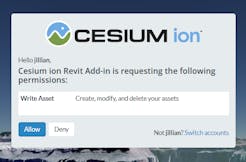 Cesium ion for Autodesk Revit Quickstart – Cesium