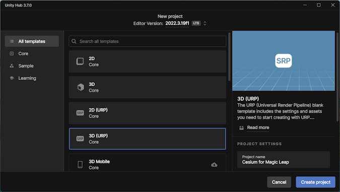 Building an App for Magic Leap 2 – Cesium