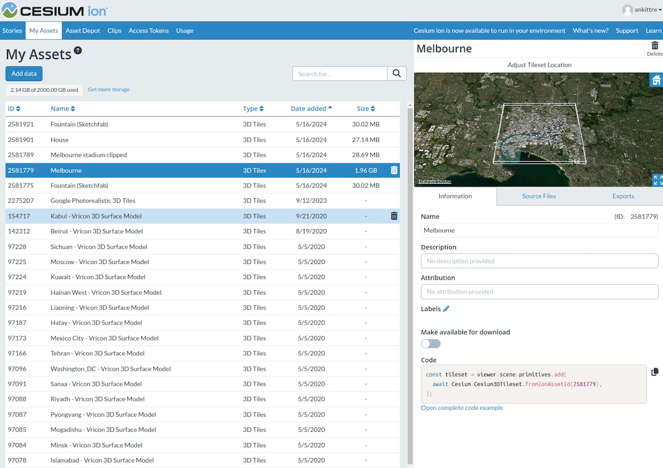 The State of Cesium ion Architecture: The Infrastructure behind the ...